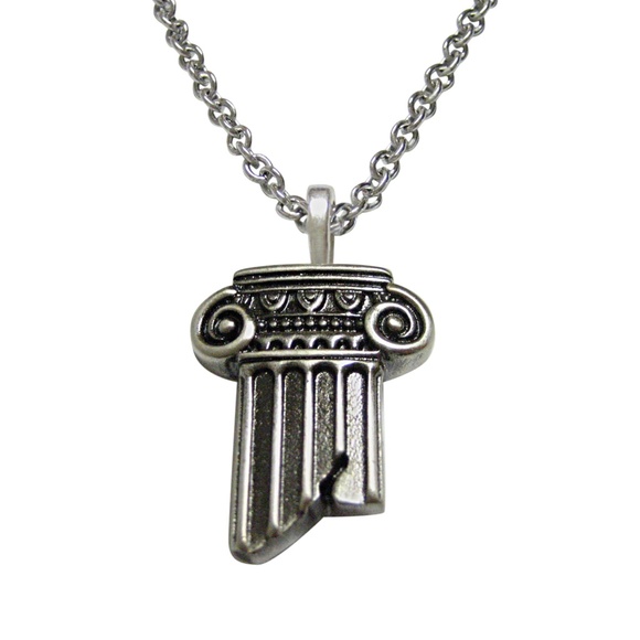 Kiola Designs | Jewelry | Greek Historical Column Pendant Necklace ...